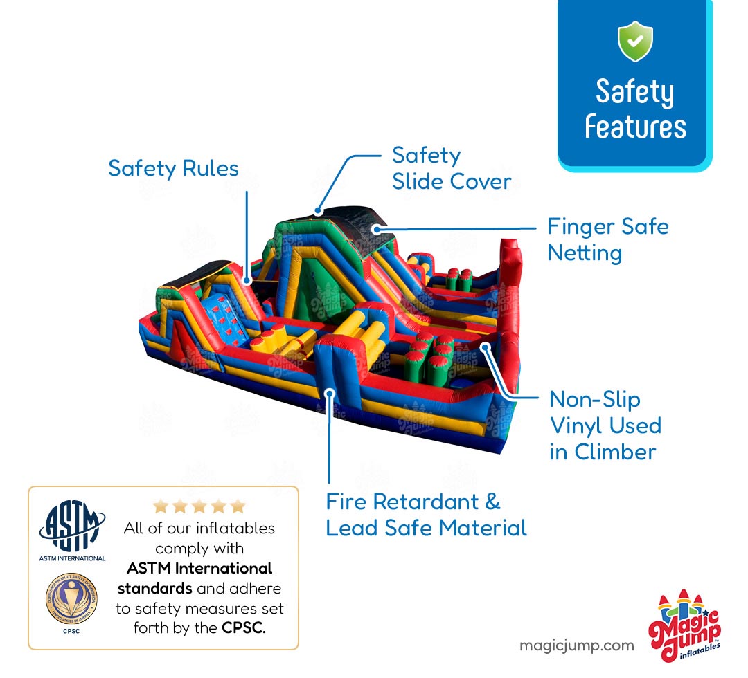 Extreme Rush | Obstacle Courses, Inflatable Obstacle Course | Magic ...