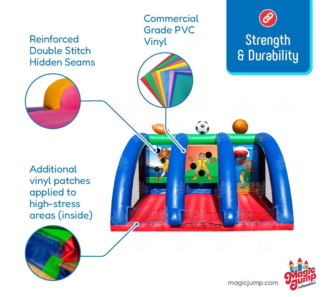 Sports Shootout | Sports Inflatable Games, Interactive Games | Magic ...