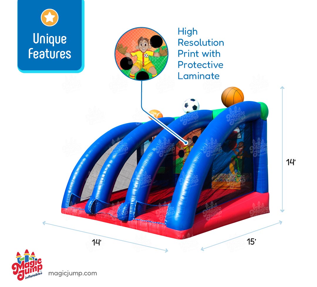 Sports Shootout | Sports Inflatable Games, Interactive Games | Magic ...