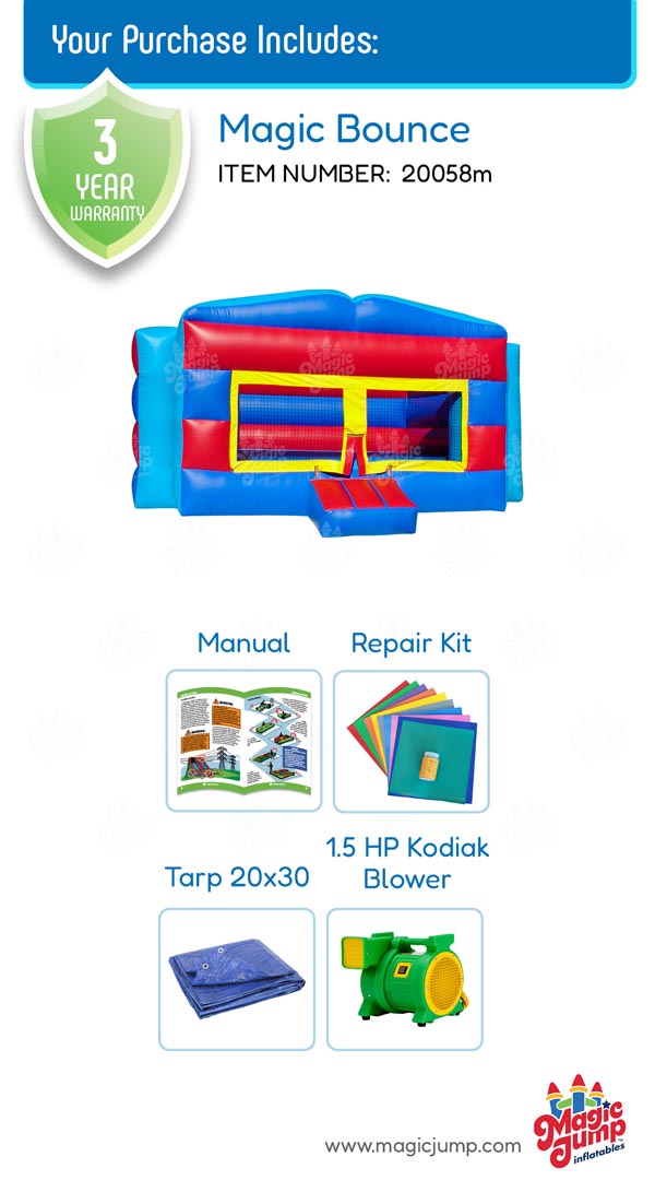 Magic Bounce | Bounce Houses, Bouncer, Inflatable Moonwalk | Magic Jump ...