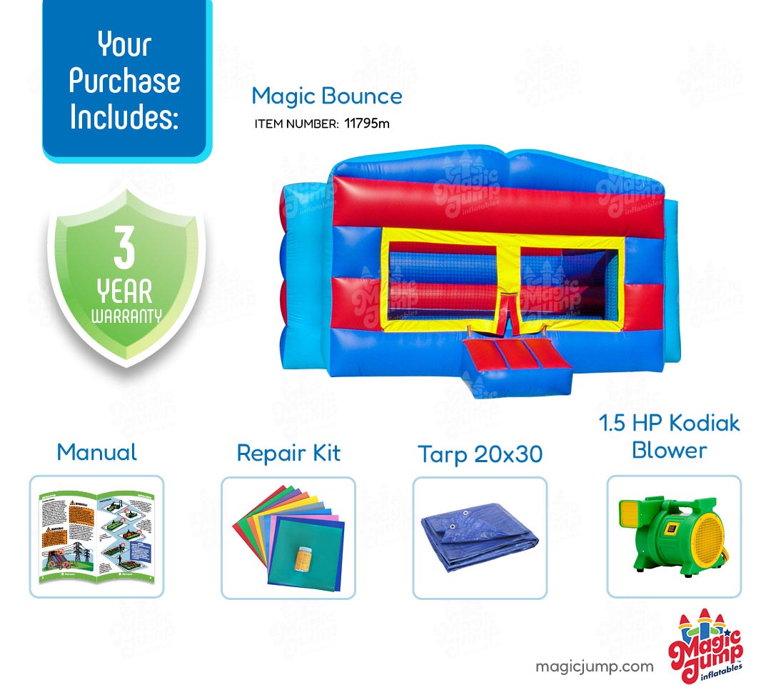 Magic Bounce | Bounce Houses, Bouncer, Inflatable Moonwalk | Magic Jump ...