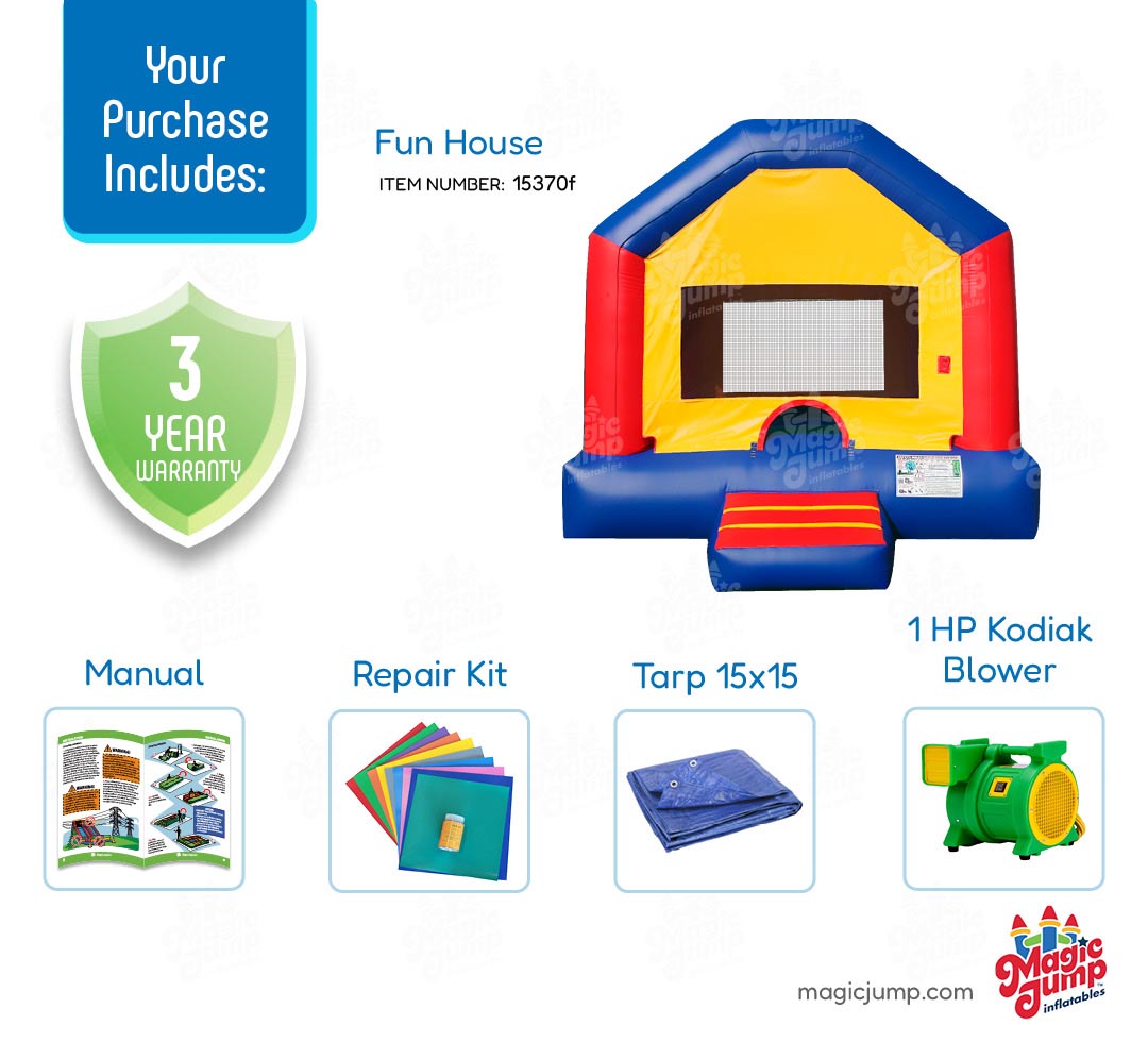 15'x15' Fun House | Bounce House | Magic Jump, Inc.