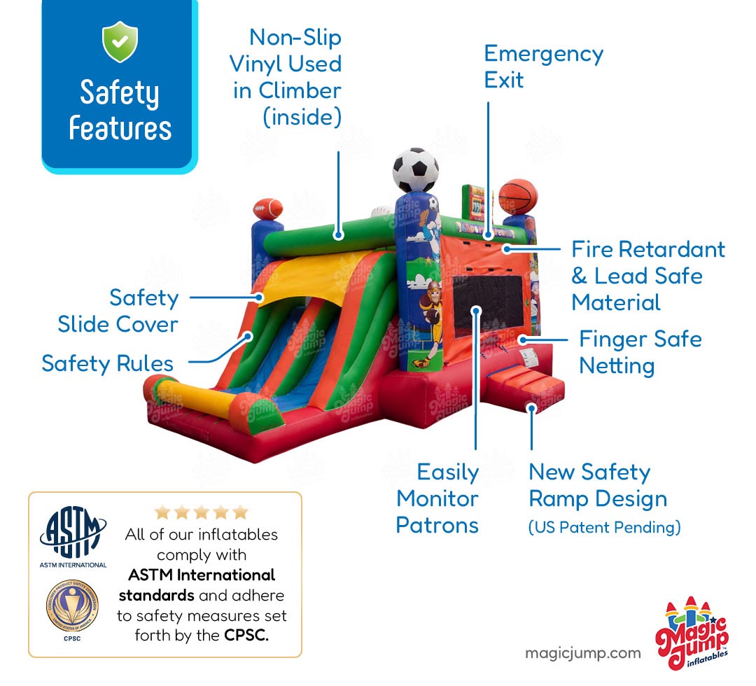 Dual Sports Combo | Inflatable Combos, Bounce and Slide Combos, Jump ...