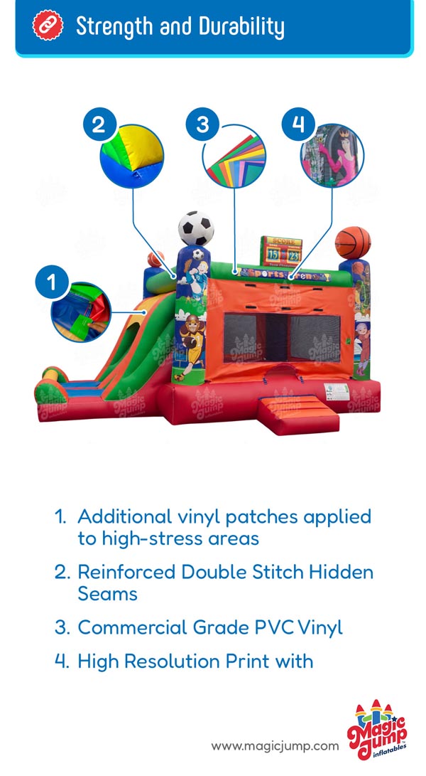 Dual Sports Combo | Inflatable Combos, Bounce and Slide Combos, Jump ...