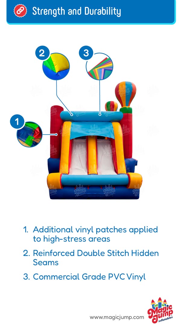 Dual Hot Air Combo | Inflatable Combos, Bounce and Slide Combos, Jump ...