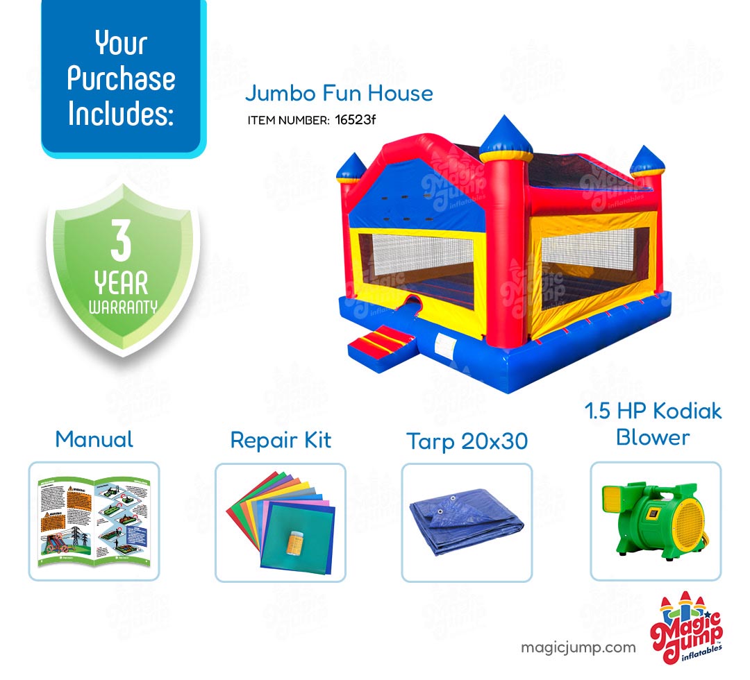 20'x20' Jumbo Fun House | Bounce House| Magic Jump, Inc.