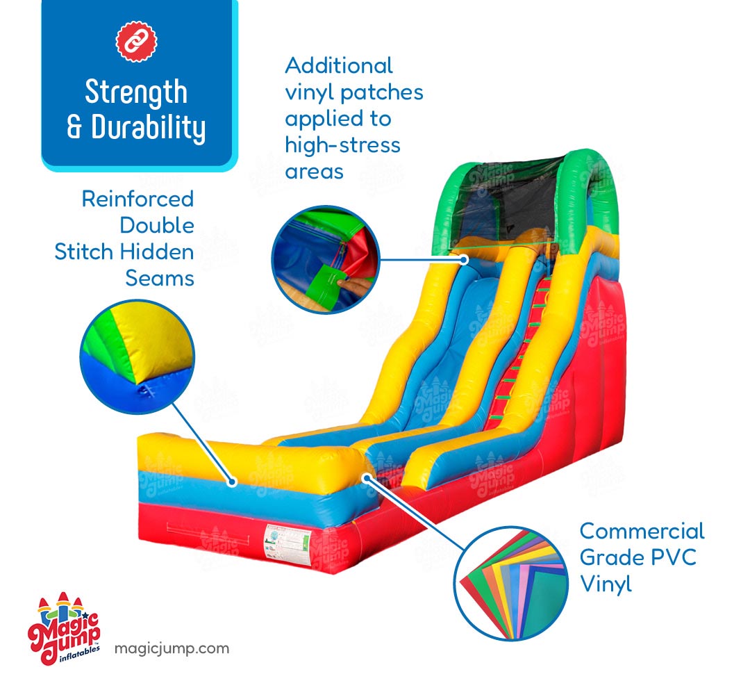 19' Slippity Slide | Waterslide | Magic Jump, Inc.