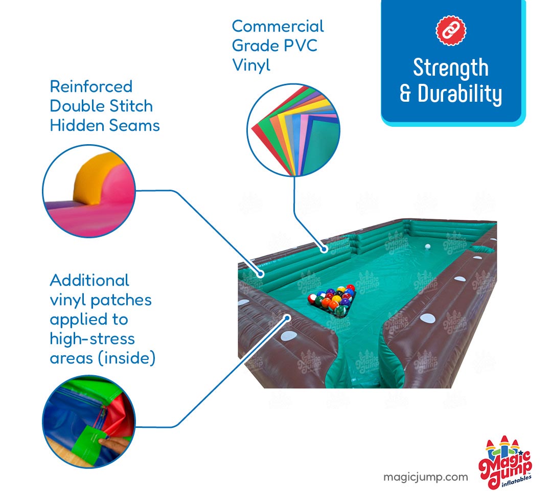 Inflatable Billiard Soccer Game | Human Pool Soccer, Sports Inflatable ...