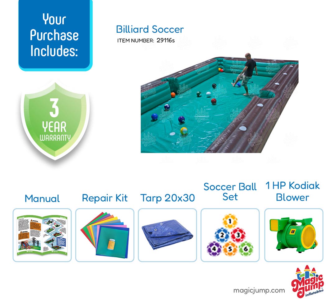 Inflatable Billiard Soccer Game | Human Pool Soccer, Sports Inflatable ...