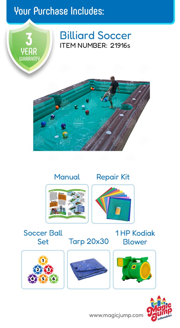 Inflatable Billiard Soccer Game | Human Pool Soccer, Sports Inflatable ...