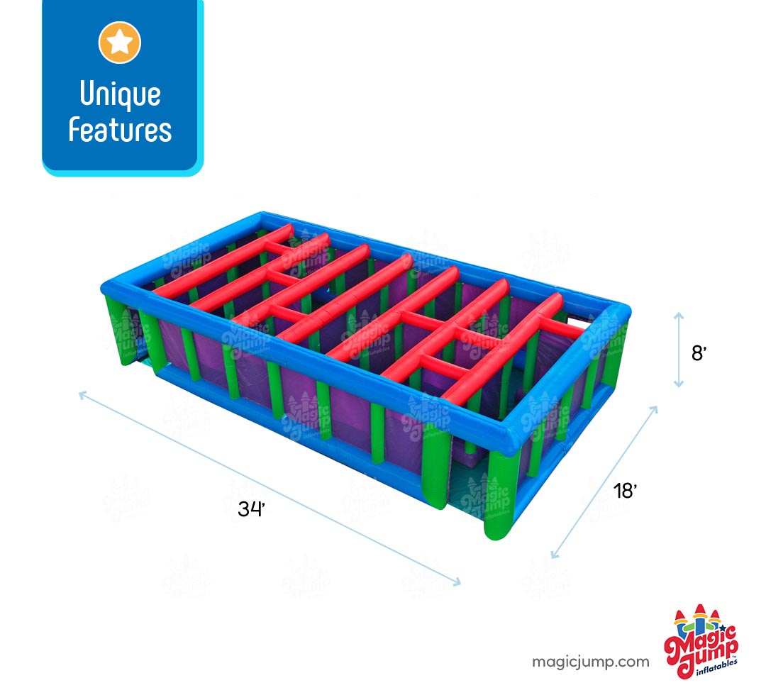 Inflatable Maze | Labyrinth, Inflatable Obstacle Course | Magic Jump, Inc.