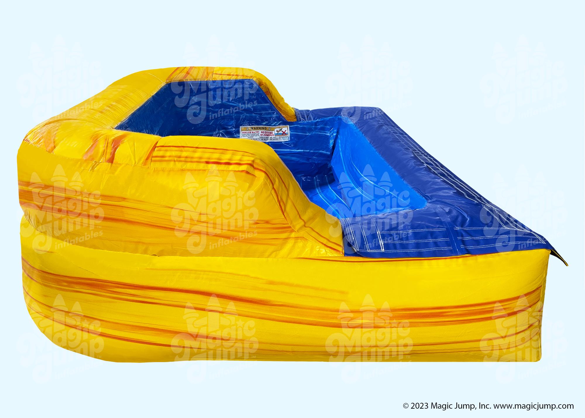 Wave Pool Landing Single | Waterslide | Magic Jump, Inc.